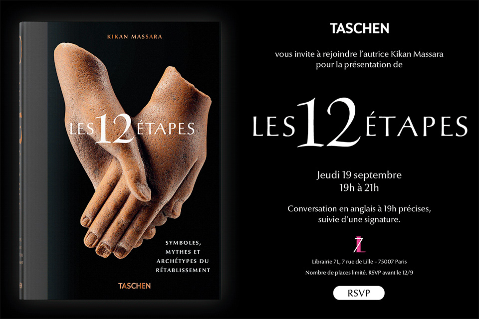 RSVP: ‘The 12 Steps’ book presentation with Kikan Massara. TASCHEN